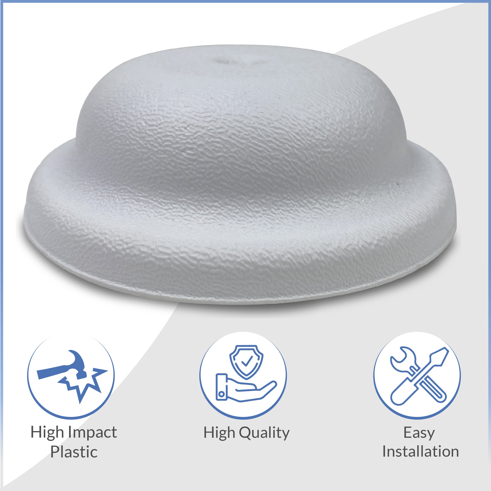 Bellshape White Clean-Out Cover Plate – American Built Pro